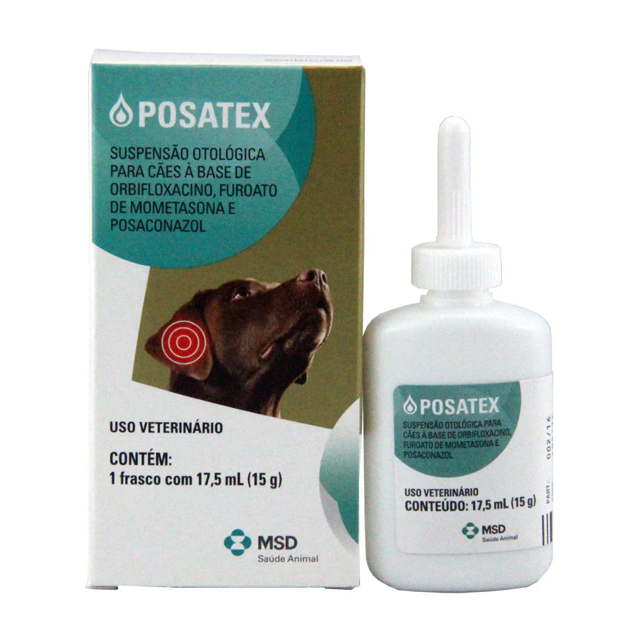 Posatex Suspensão Otológica 17,5 ml (15g) - Mercado AgroPet