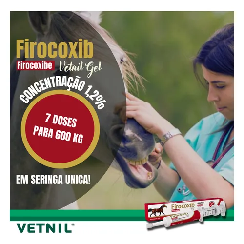 Firocoxib Vetnil Gel 35g – Anti-inflamatório Tópico para Equinos ...