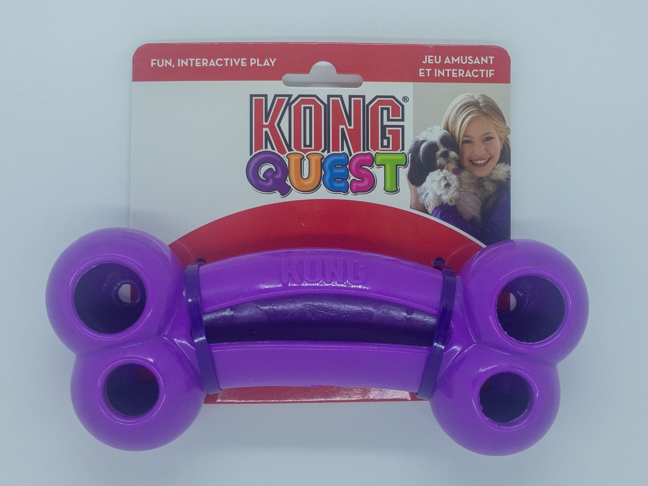 KONG Quest Bone - Pet in Action