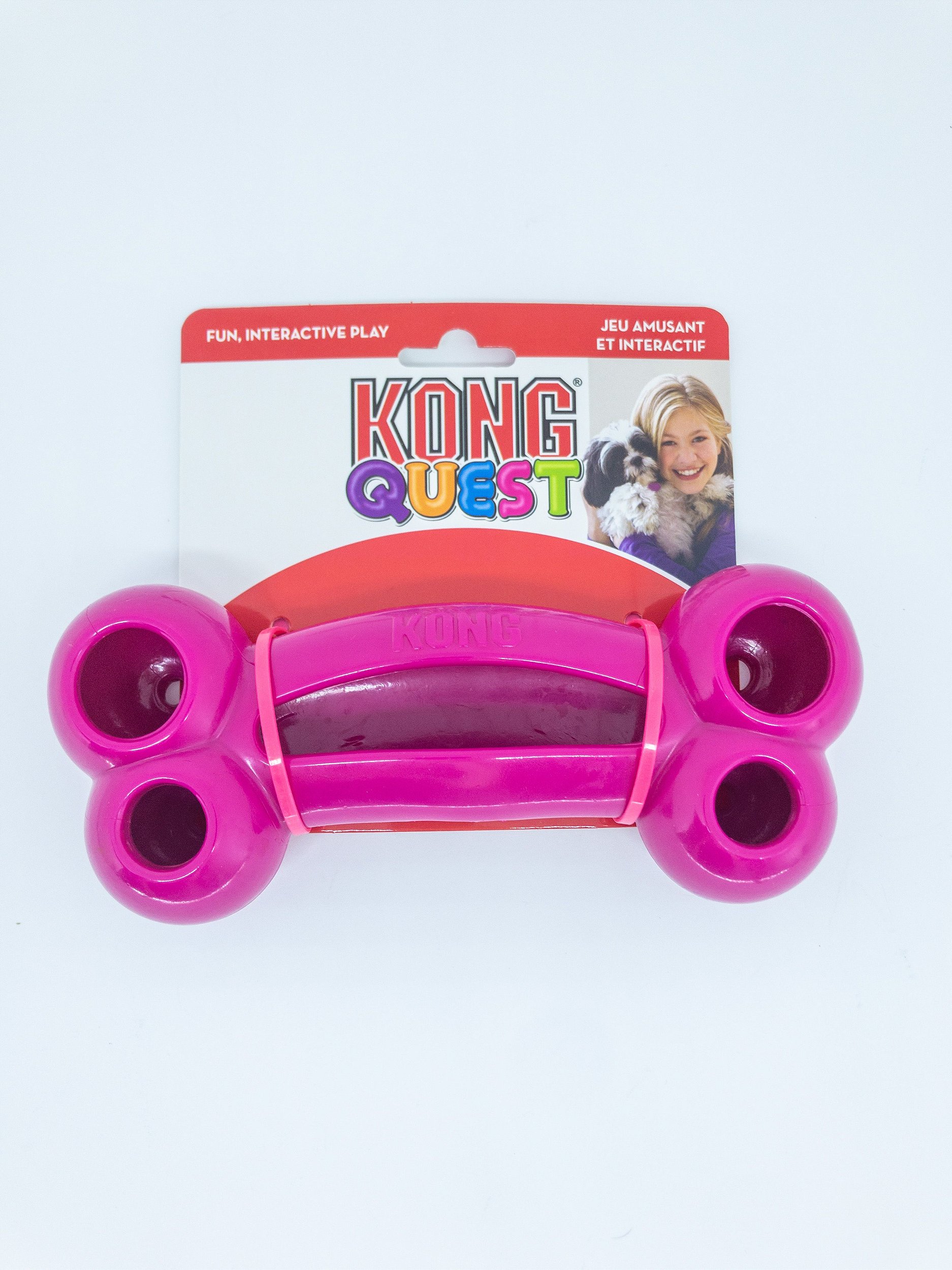 KONG Quest Bone - Pet in Action