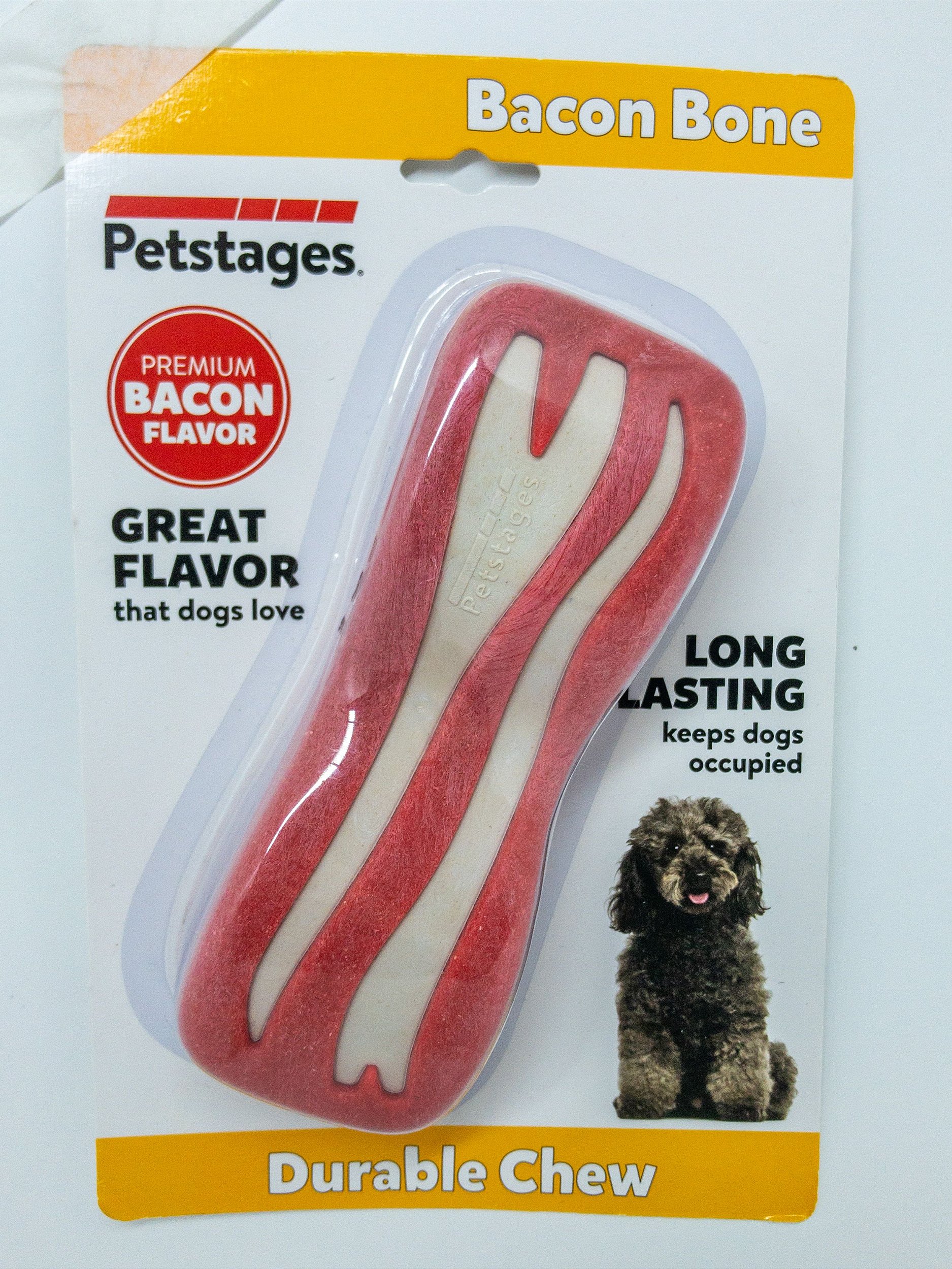 PETSTAGES Bacon Bone - Pet in Action