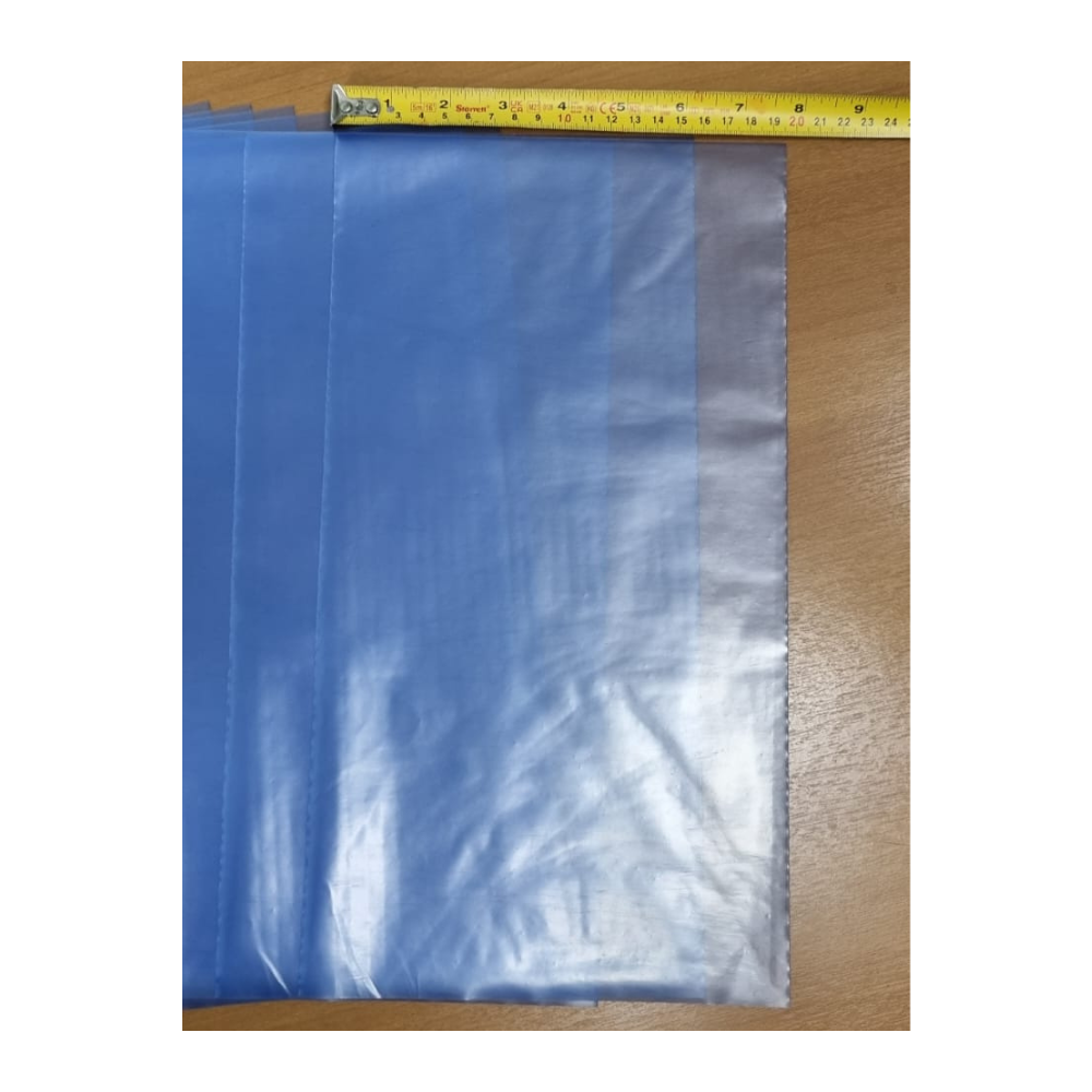 Saco Plástico Azul Com Proteção Anticorrosiva VCI - 19x36cm 160Micra ...