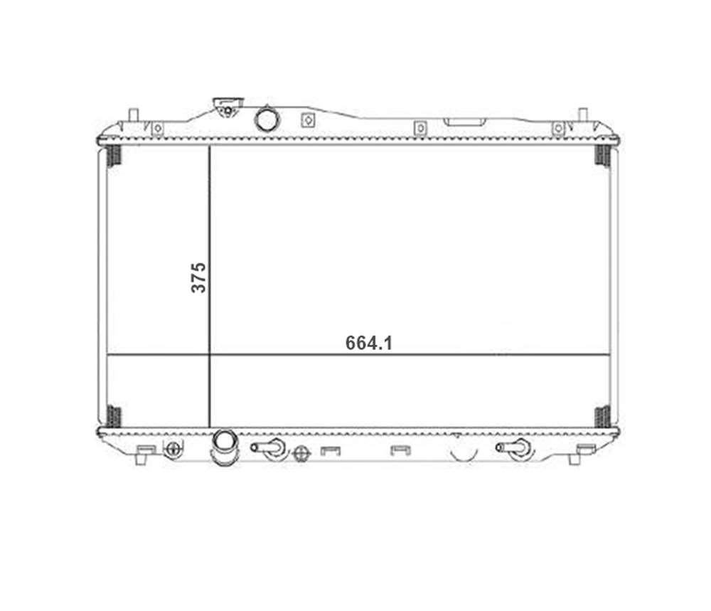 Radiador Honda Civic 2012 2013 2014 2015 2016 Automático - Ideal Cooler ...