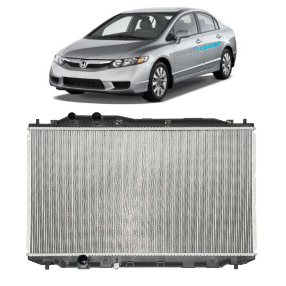 Radiador New Civic 2006 2007 2008 2009 2010 2011 Aut/Mec - Ideal Cooler ...