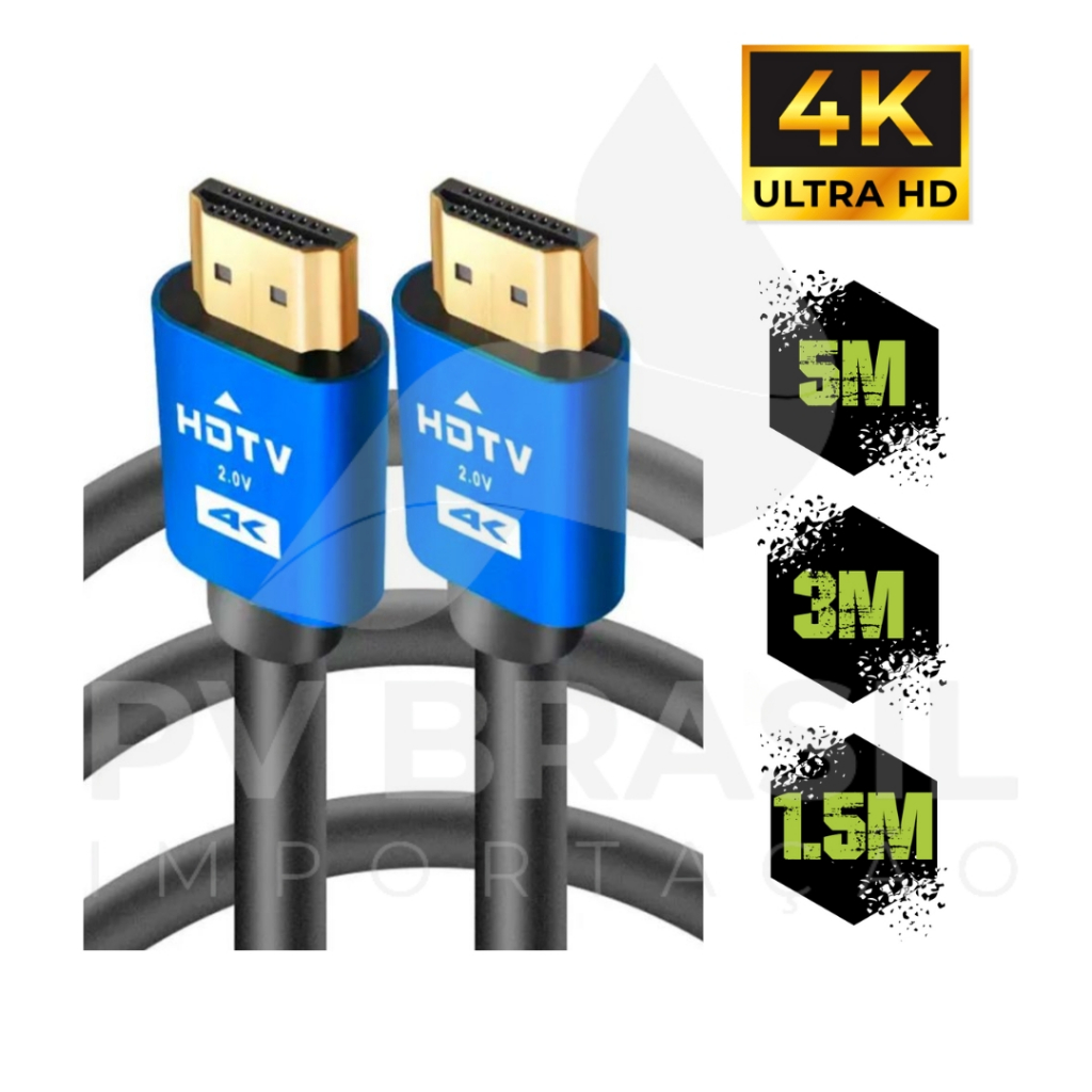 X-CELL XC-4K1: Cabo HDMI 4k 1.5 Metros, 2.0v Ultra HD - Gringolândia