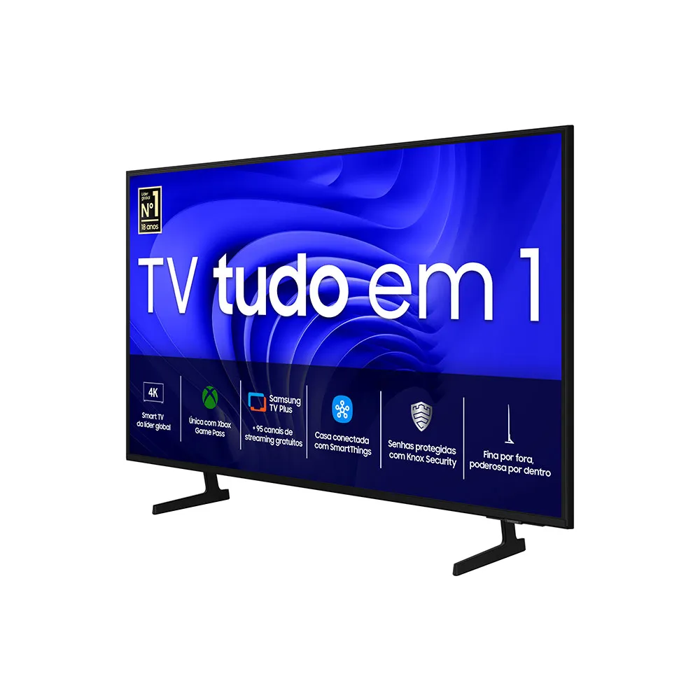 Smart TV 43" 4K Samsung 43DU7700: Inclui os principais termos de busca - Gringolândia