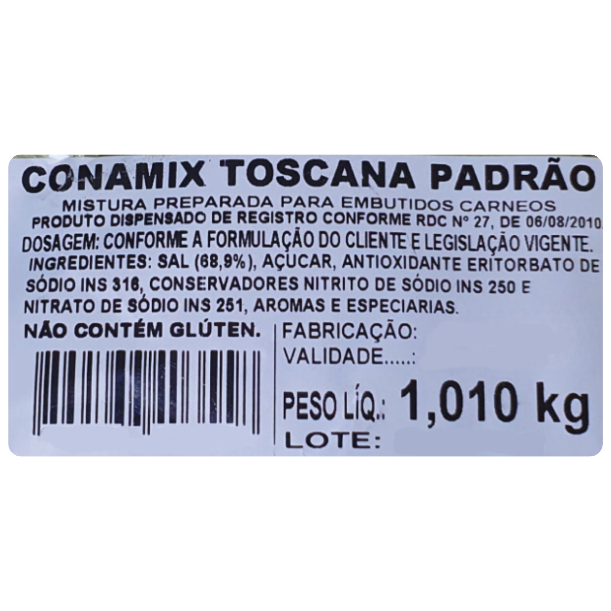Conamix Toscana Padrão 1Kg - Conatril - Tripmar | Tripas e Condimentos