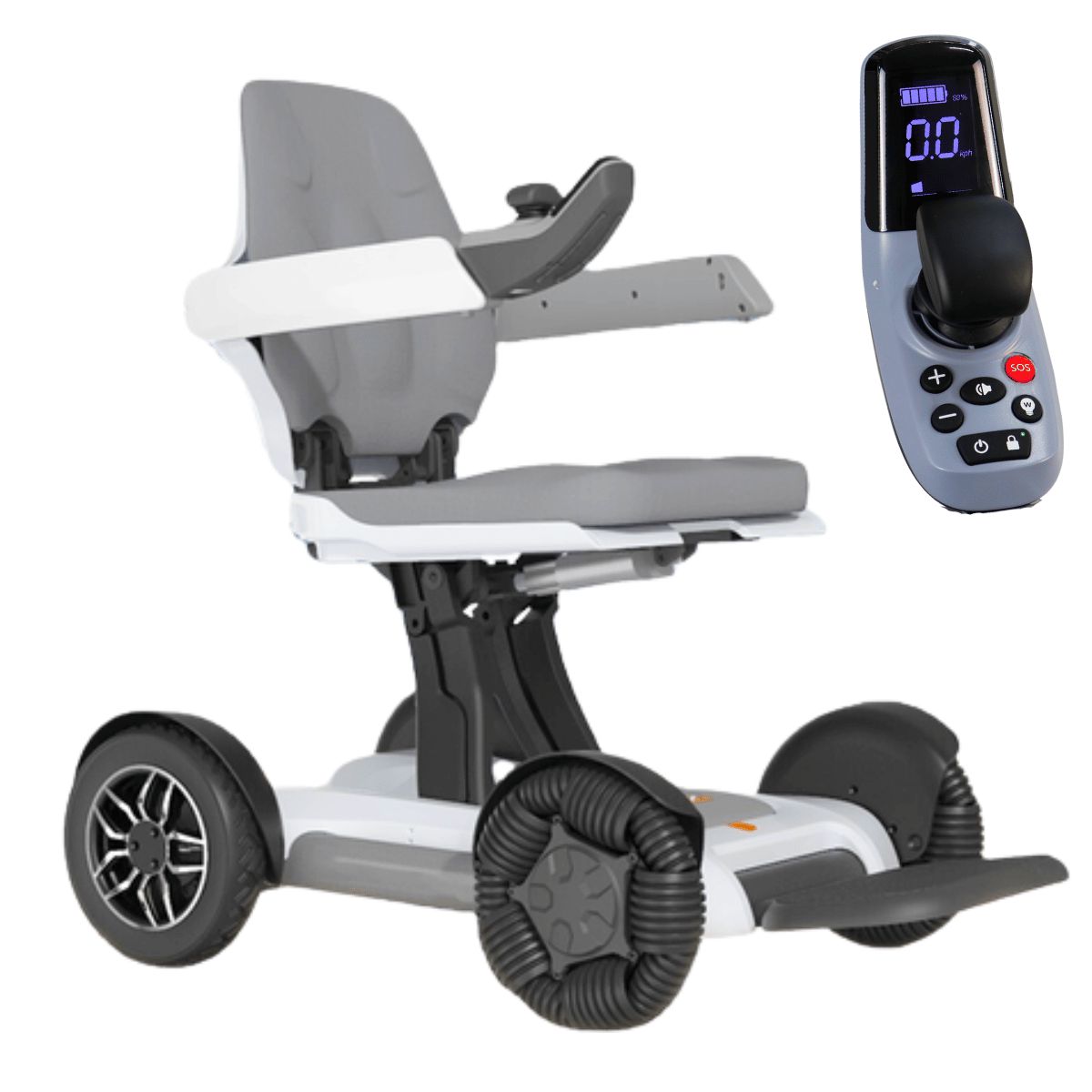 Cadeira Rodas Motorizada Robótica Dobravel Smart com Controle por App ...