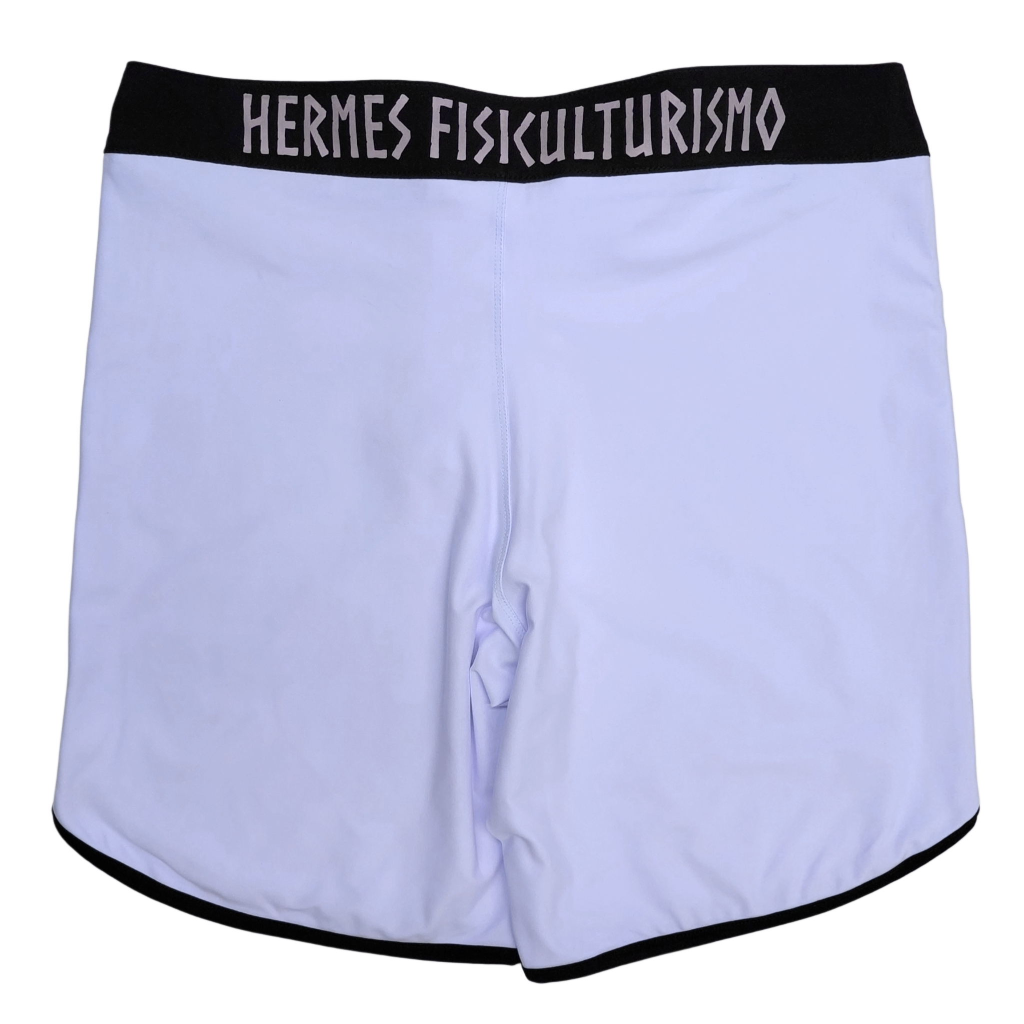 Bermuda Men's Physique Curta Branca - Hermes Fisiculturismo
