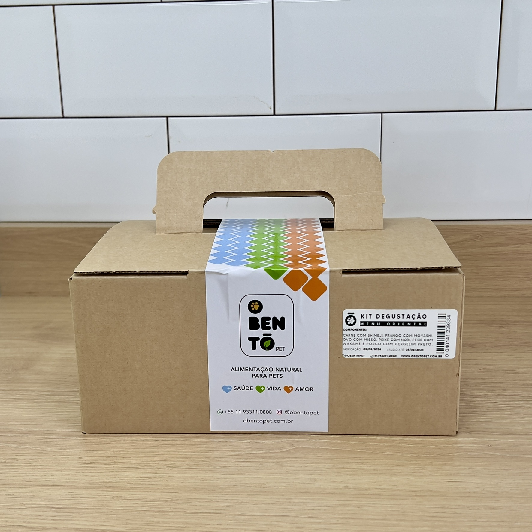 Kit DEGUSTAÇÃO | Menu ORIENTAL - ObentōPet | Alimentação Natural para Pets