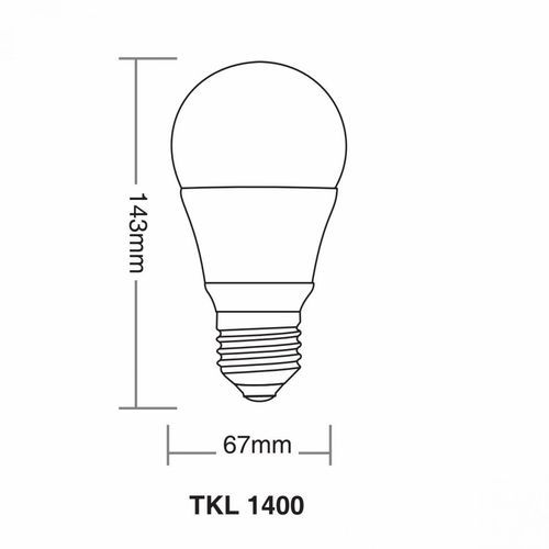 Lampada Led Tkl 90 15W 6500K - Taschibra - Ponto da Eletricidade