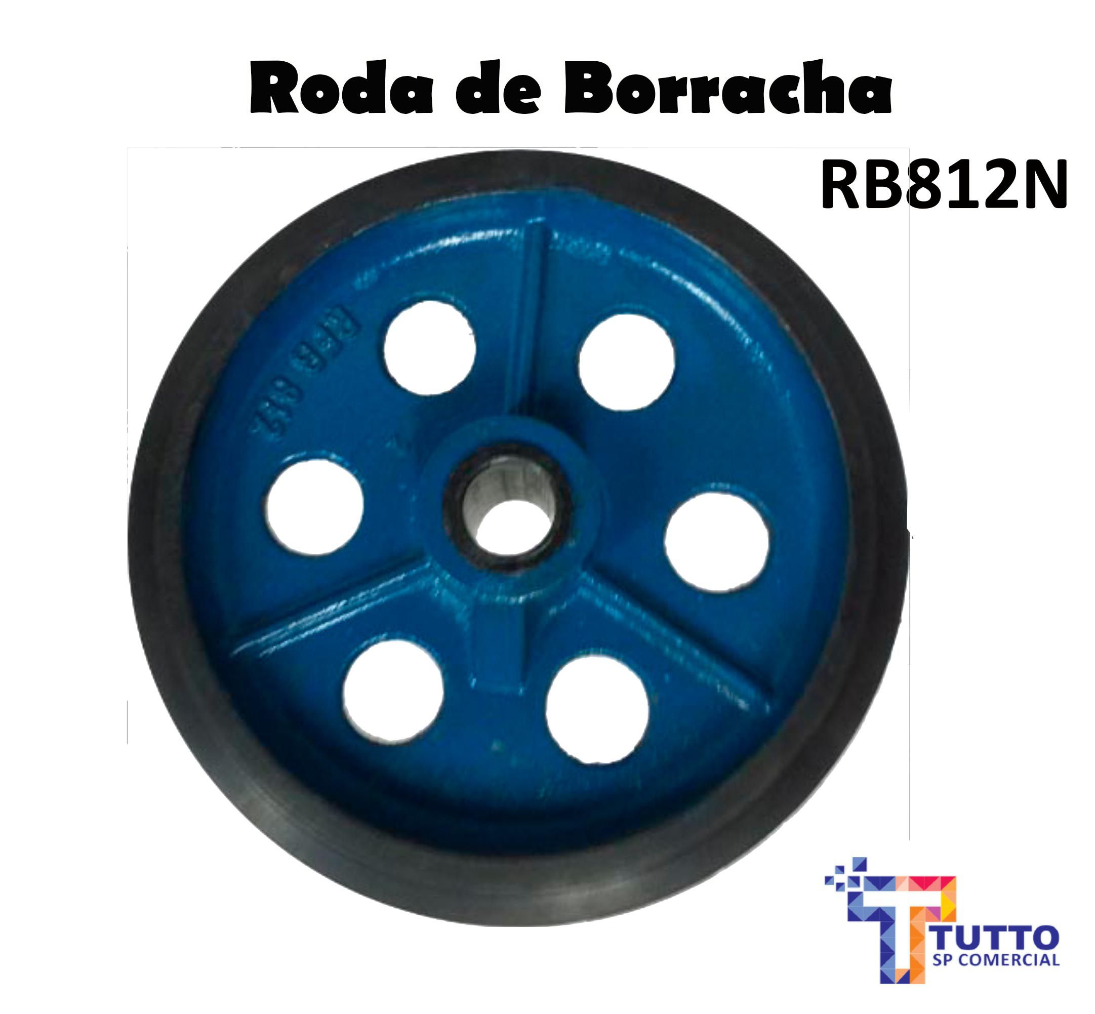 Roda de Borracha c/ núcleo de Ferro - Linha RB / BD / BF - Tutto SP ...