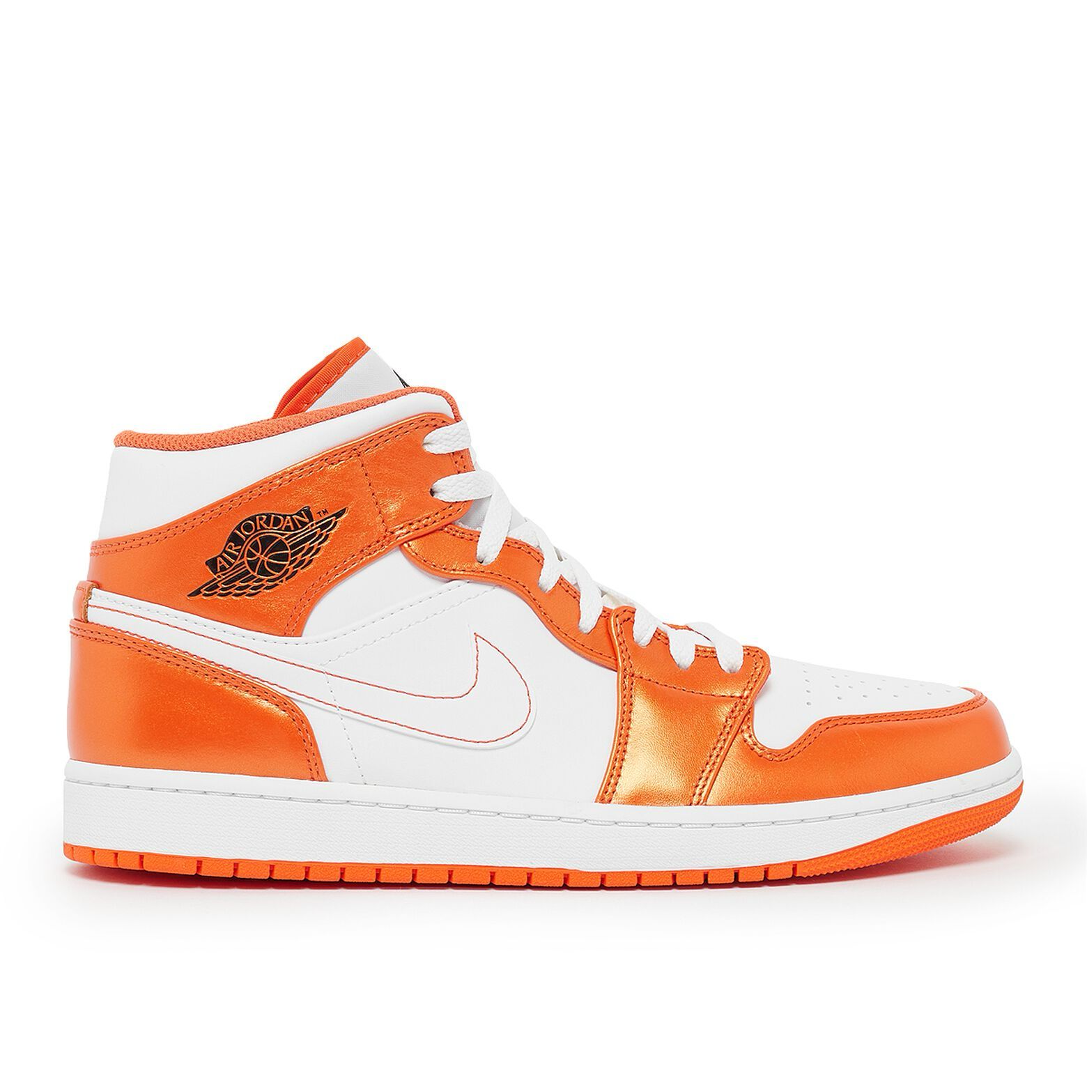 TÊNIS NIKE AIR JORDAN 1 MID SE "ELECTRO ORANGE" (COMPLETO) - mercadohype