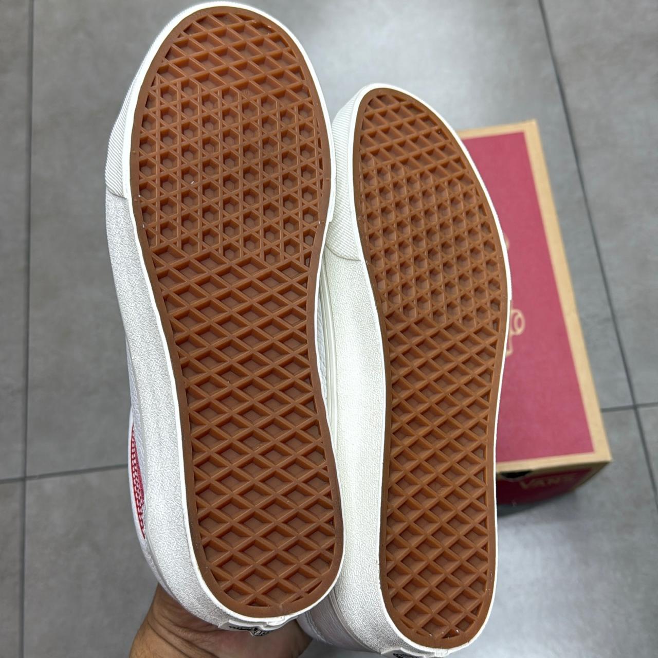 TENIS VANS OLD SKOOL VINTAGE LEATHER BLANC DE BLANC (COMPLETO ...