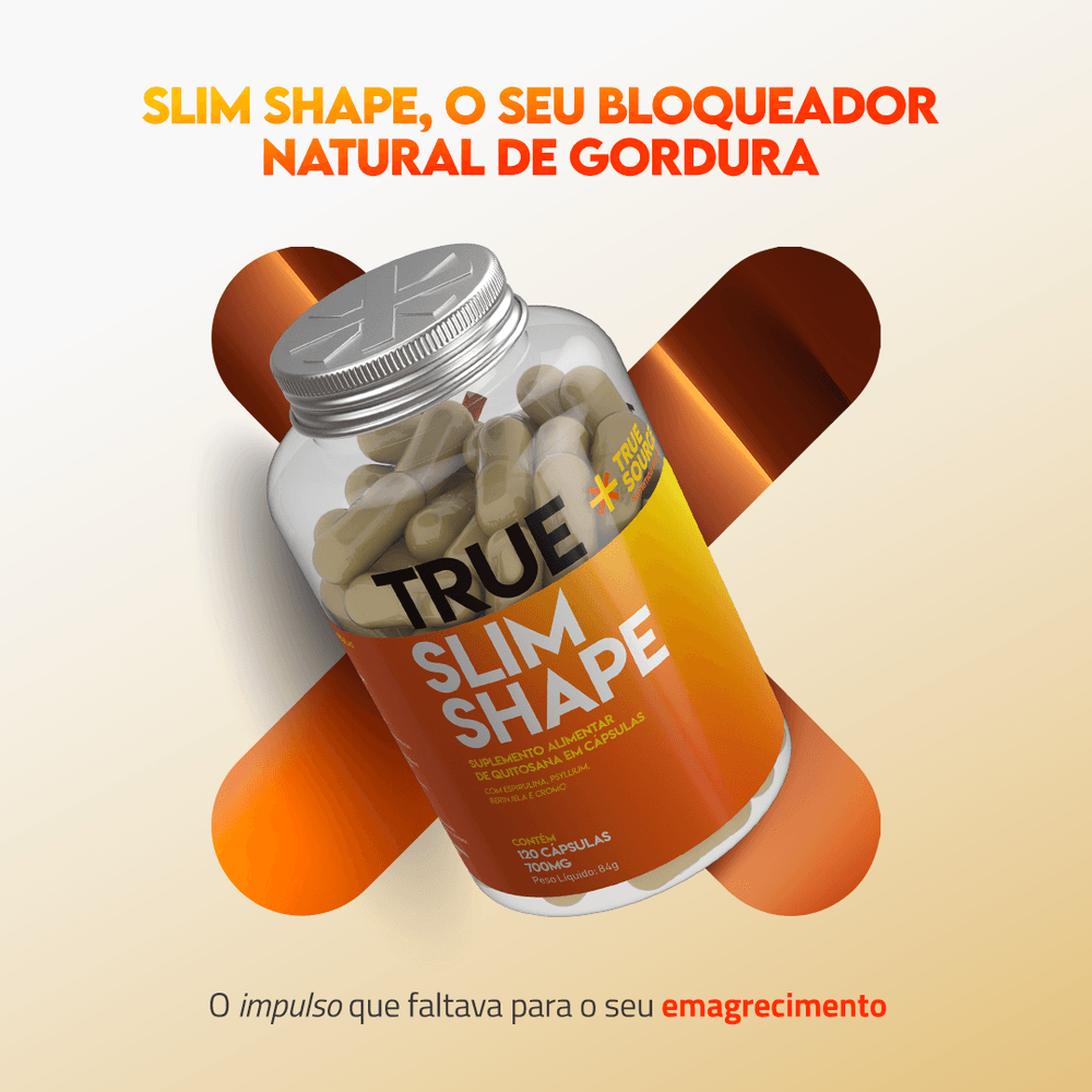 TRUE SLIM SHAPE 120 CÁPSULAS - TRUE SOURCE - Be Fit