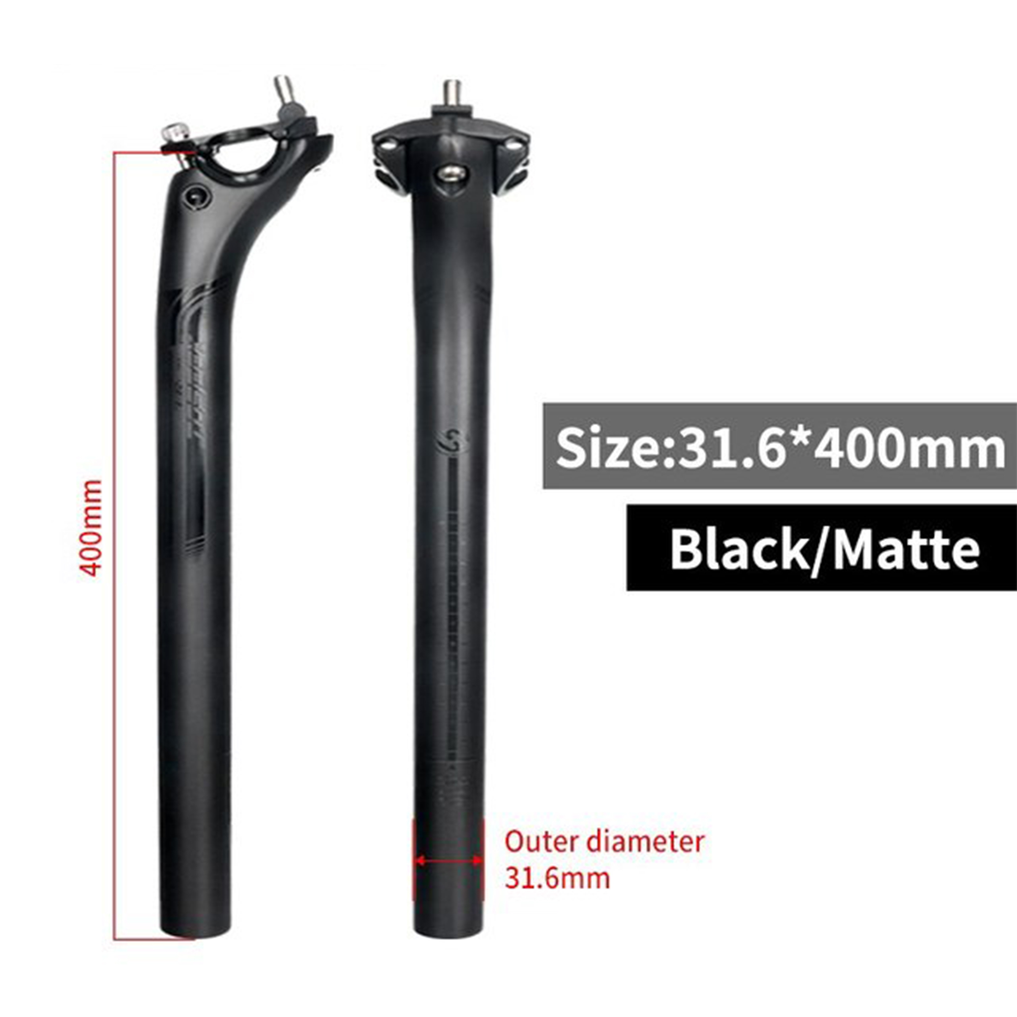 Canote De Selim 31,6x400mm Fibra De Carbono - Toseek - Fluindo - Loja ...