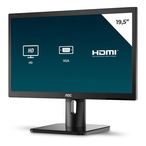 Monitor AOC 19.5" LED VGA/HDMI 20E1H - Avantistore - Loja de ...