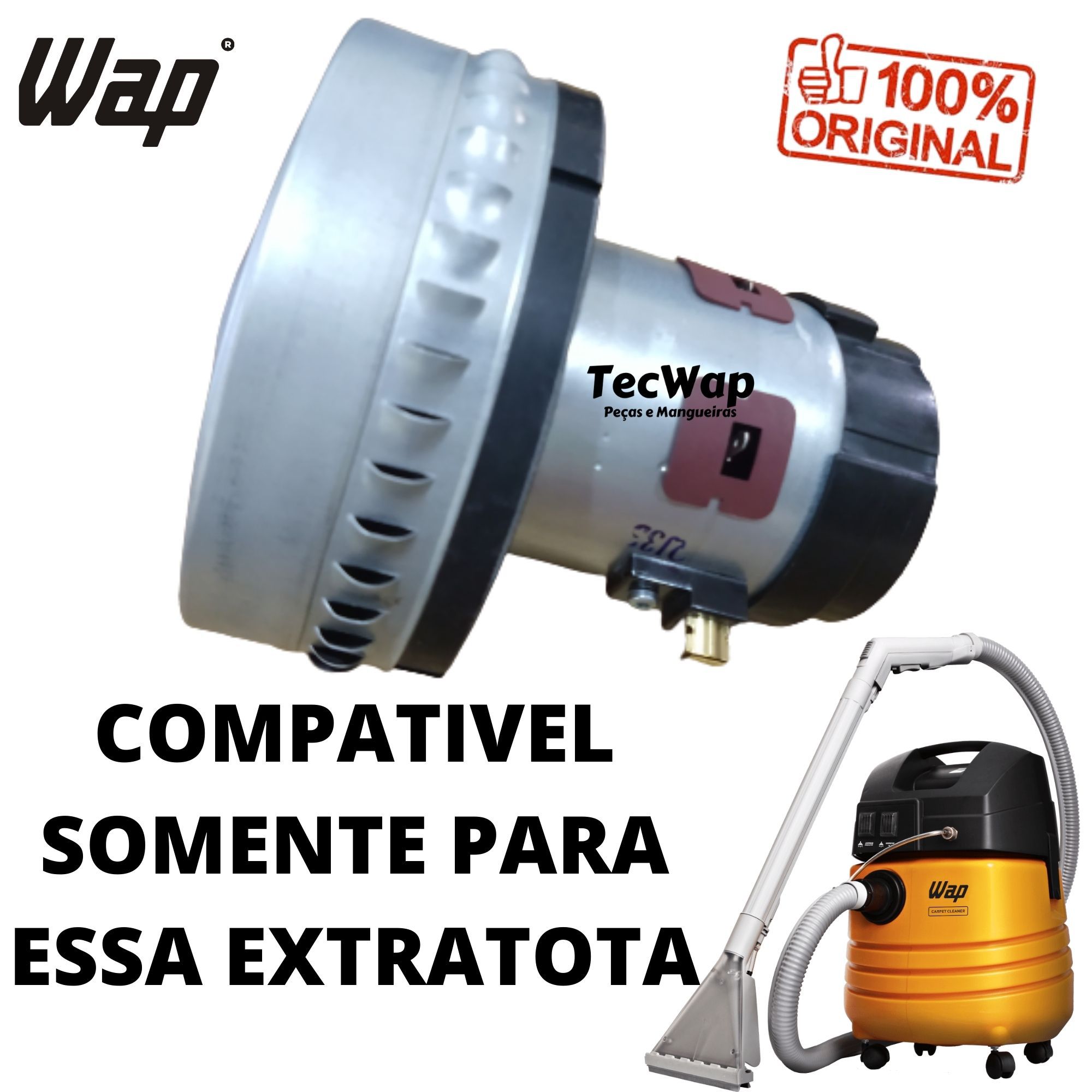 Motor Para Extratora Wap Carpet Cleaner 220v 1600w Original - FW003069 ...