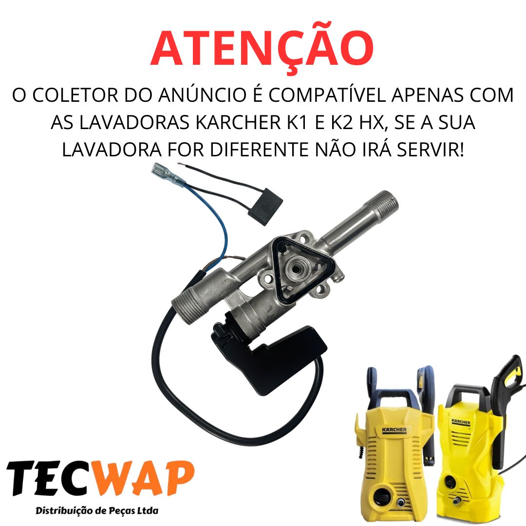 Coletor Completo Para Lavadoras Karcher K1, K2 HX - 93031550 - TecWap ...