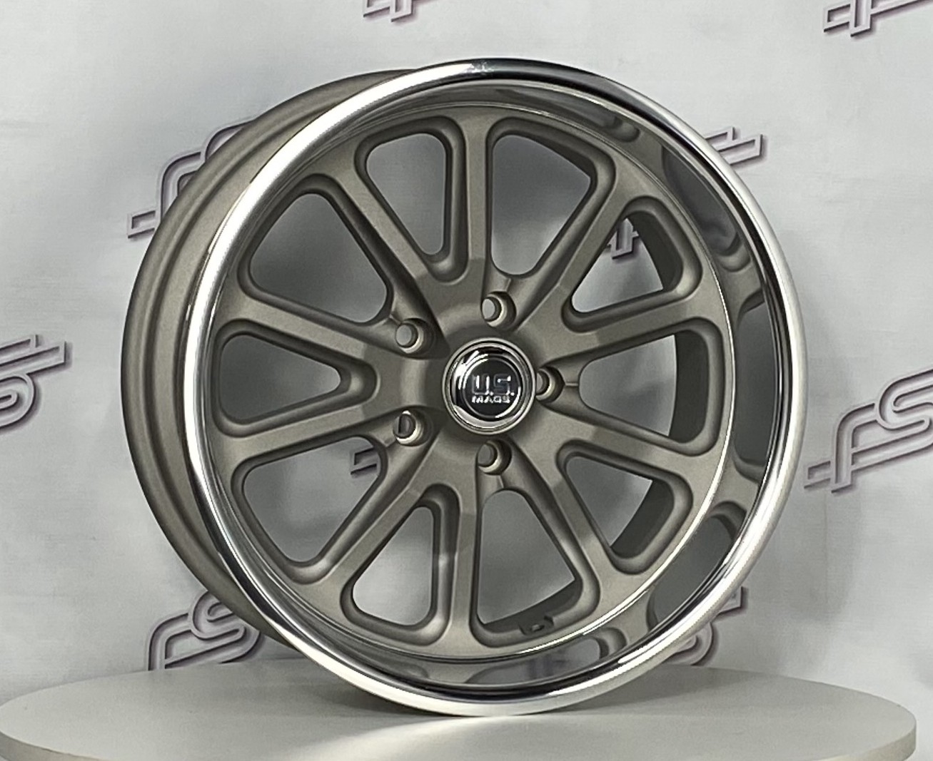 Jogo de Rodas U.S Mags Rambler Grafite Borda Diamantada aro 18 e 20 ...