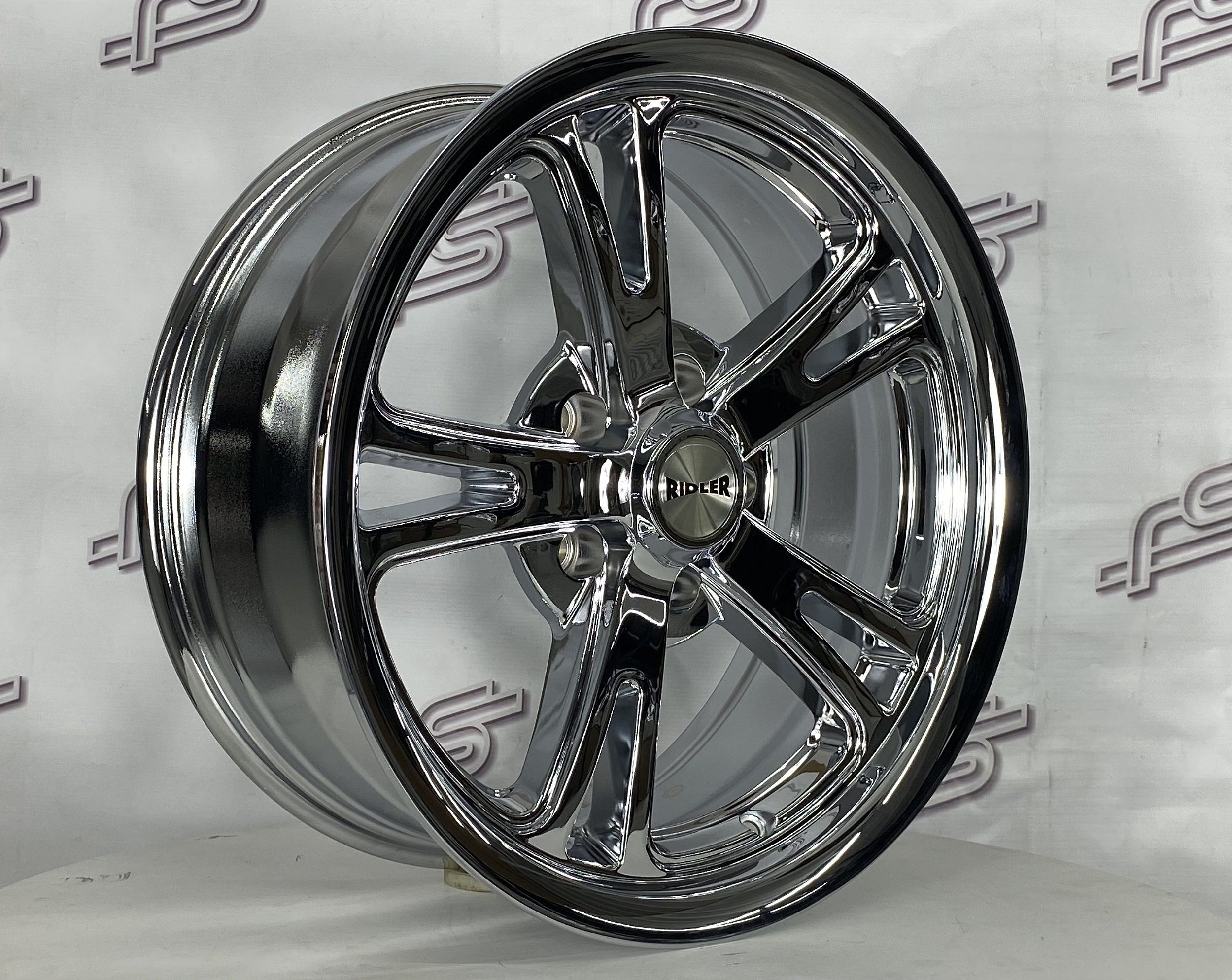 Roda Ridler 606 Cromada Aro 17 / 5x120 ( Tala 7) - Rally Som Store ...