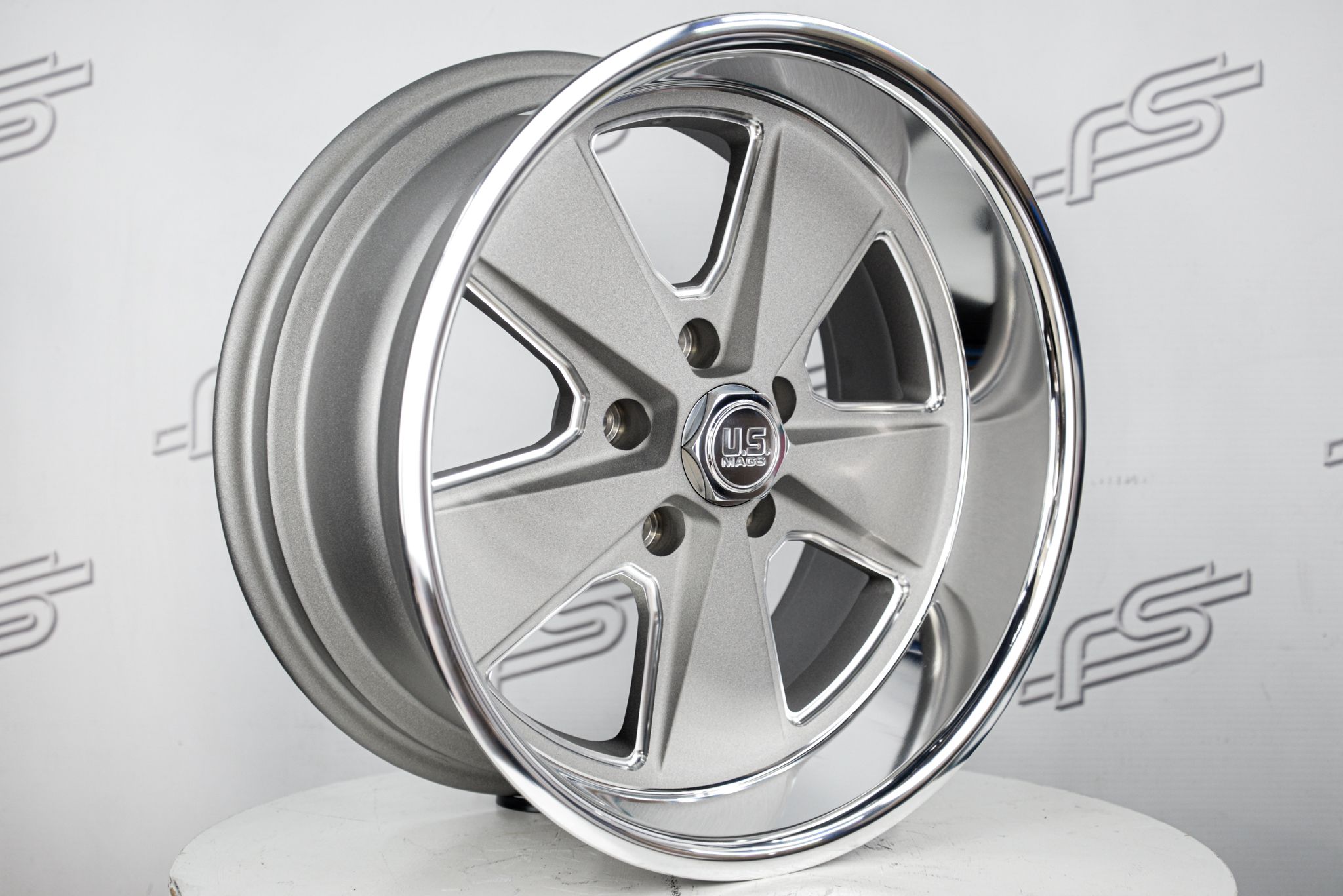 Jogo de rodas U.S Mags Roadster Grafite Jateada Borda Diamantada aro 17 ...