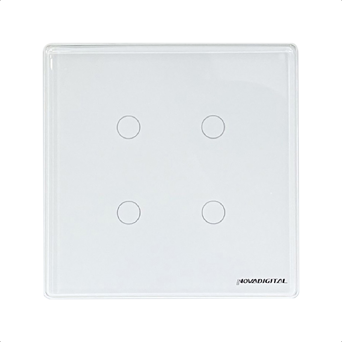 Interruptor Intelig. WiFi NovaDigital 4x4 4 Botões - Bragante Ferramentas