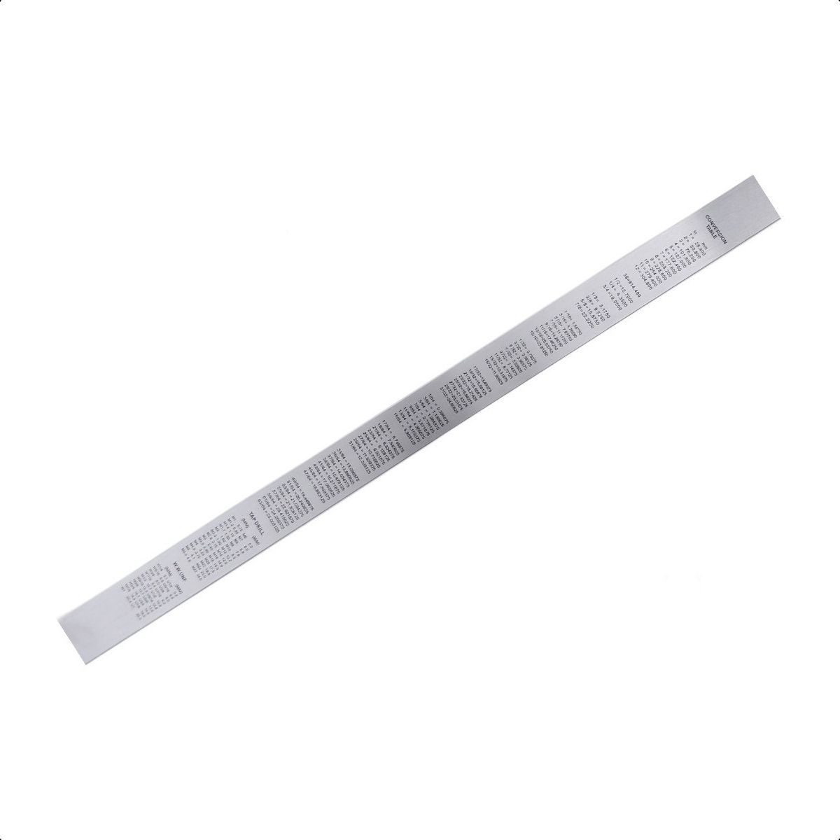 Régua Em Aço Inox Escala Mm e Pols 60cm 24 Pols - Bragante Ferramentas