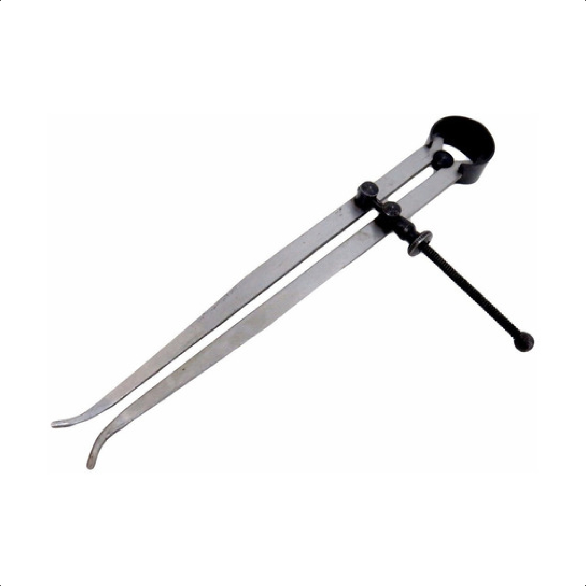 Compasso Interno Ponta Curva Medida Para Diâmetro 10 Pol Aço - Bragante ...