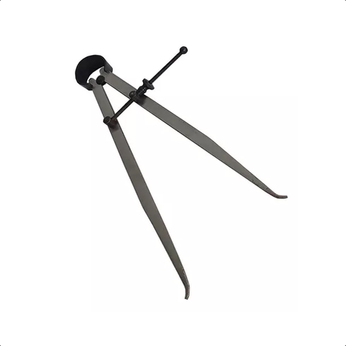 Compasso Interno Ponta Curva Medida Para Diâmetro 12 Pol Aço - Bragante ...