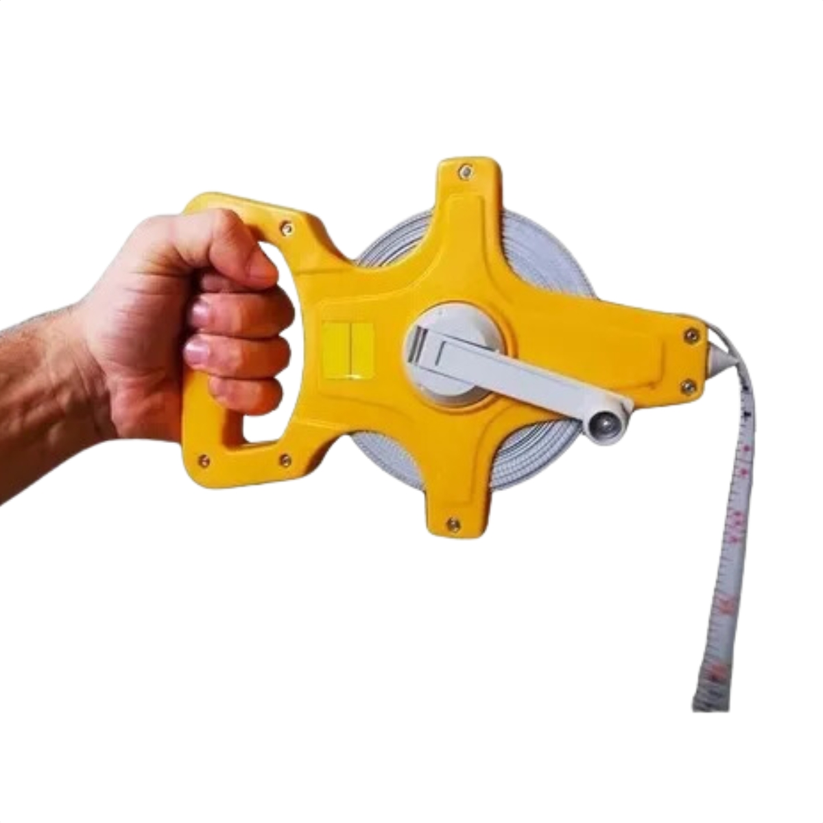 Trena Fibra De Vidro Caixa Aberta 100M Medida Dupla - Bragante Comércio