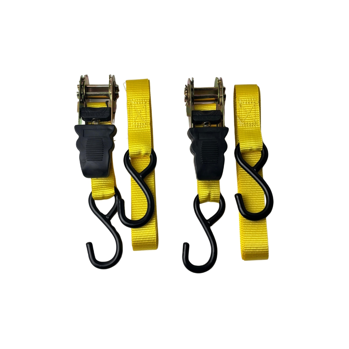 Kit 2 Cintas para Carga 2,5cm x 4,5m com Catraca e Ganchos 700kg ...