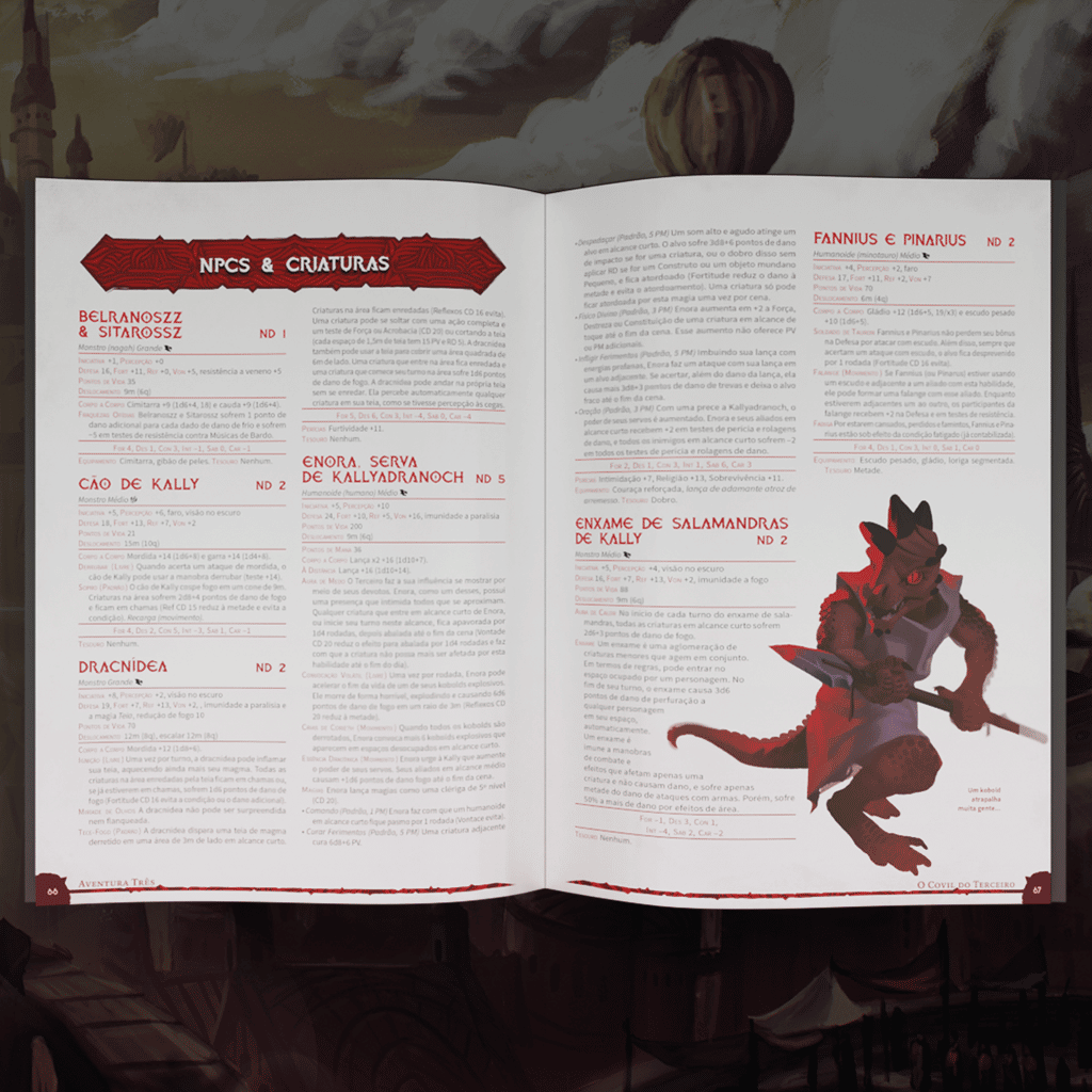 RPG Tormenta 20 Só Aventuras - Animus Ludere