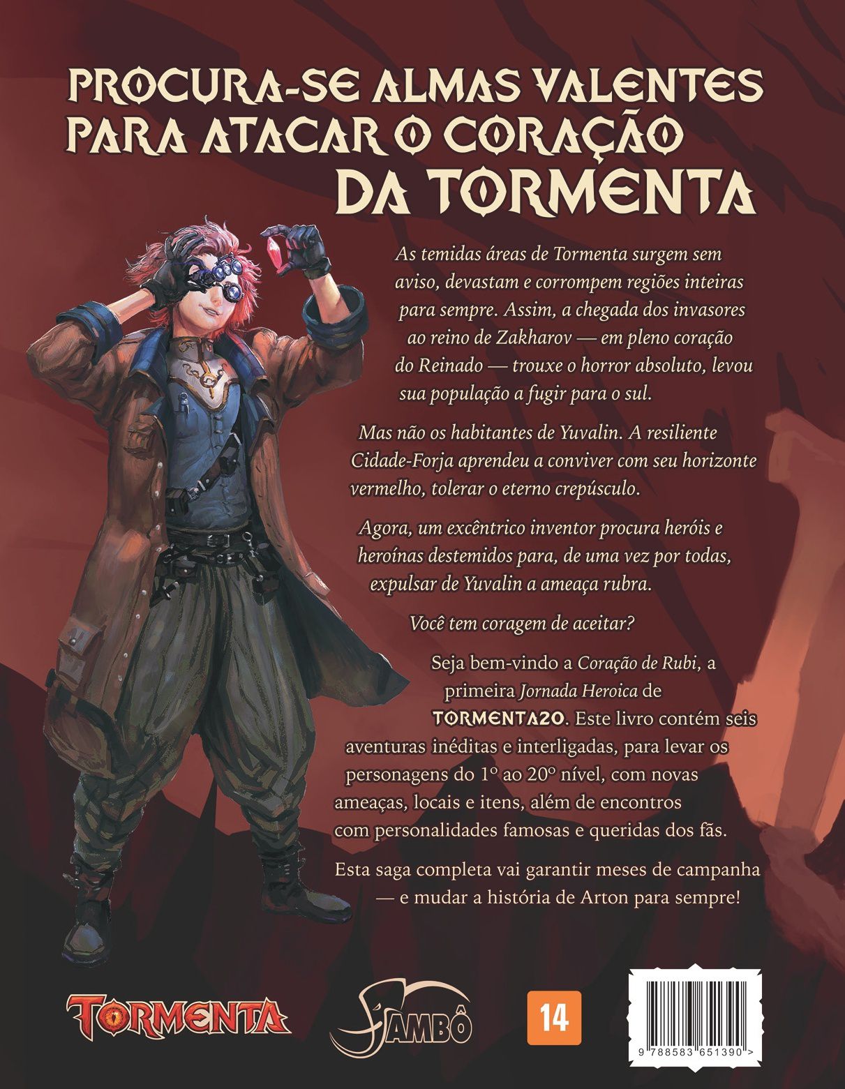 RPG Tormenta 20 Jornada Heróica Coração de Rubi - Animus Ludere