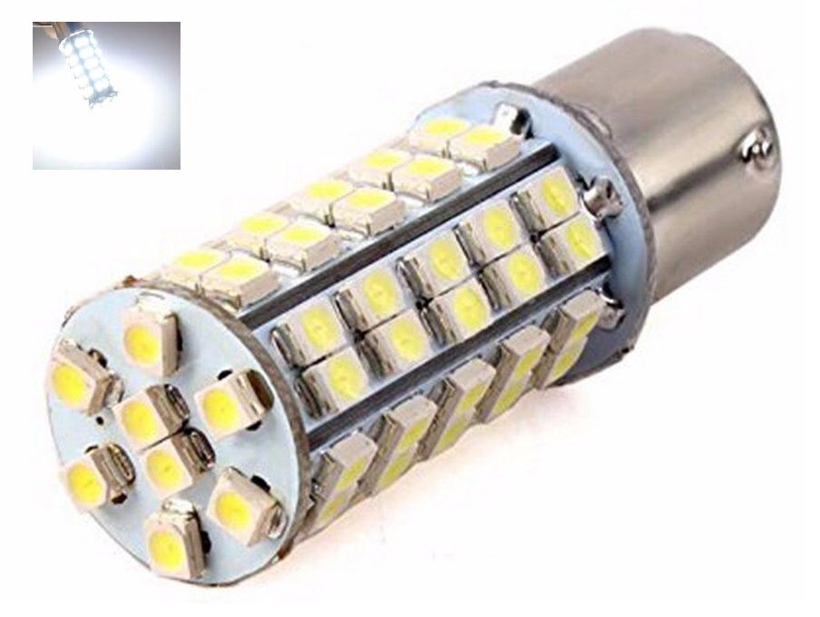 LAMPADA 68 LED BA15S 1 POLO P21W 1156 1141 BRANCO 12V - MFL ACESSORIOS LTDA