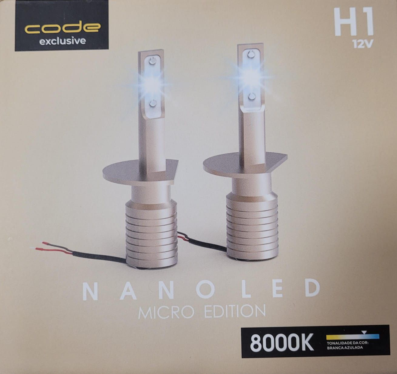 LAMPADA NANO LED MICRO EDITION 12V 8000K H1 CODE - MFL ACESSORIOS LTDA