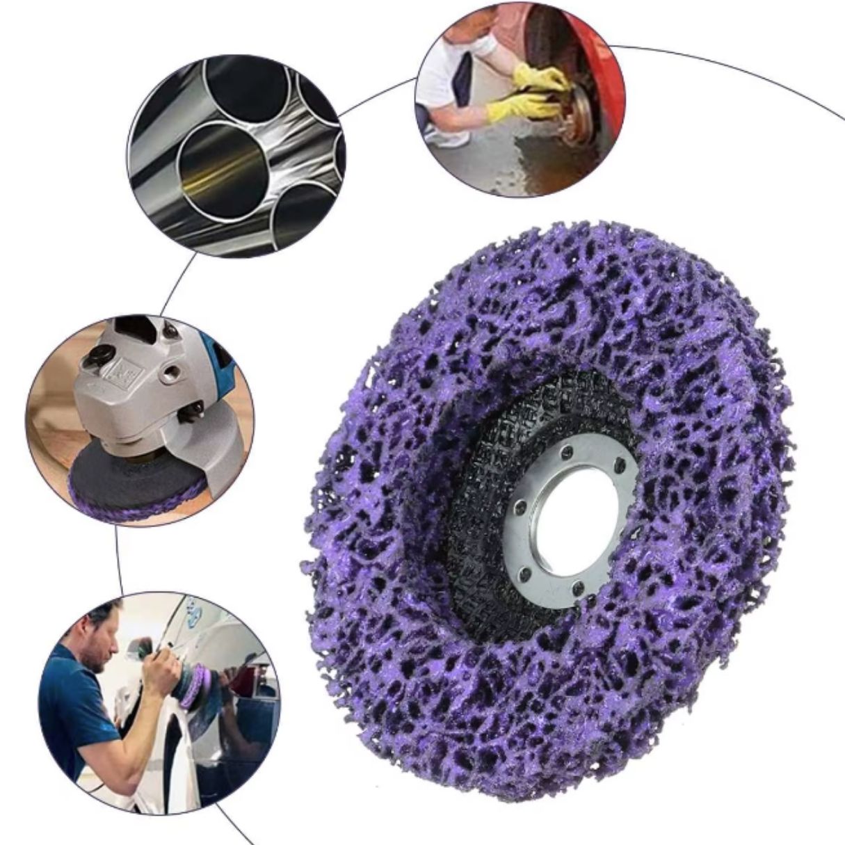 DISCO FLAP REMOVEDOR DE TINTAS, FUNDOS E VERNIZES 115MM - MFL ...