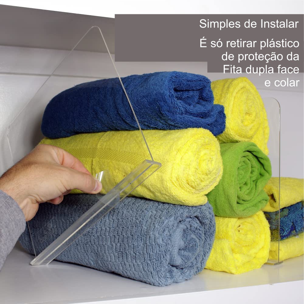 Divisória Versátil em Acrílico Transparente - Multplak Sorocaba