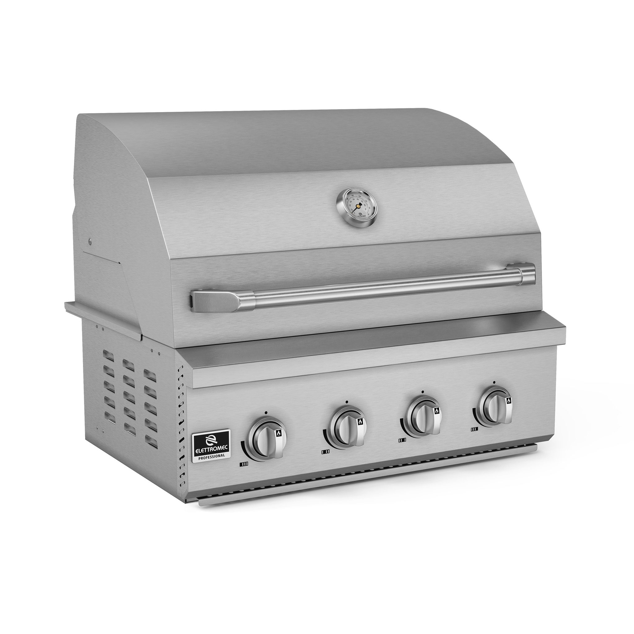 Churrasqueira Professional Gás 30 Polegadas 76cm Elettromec Inox - Unikitchen - Eletrodomésticos ...