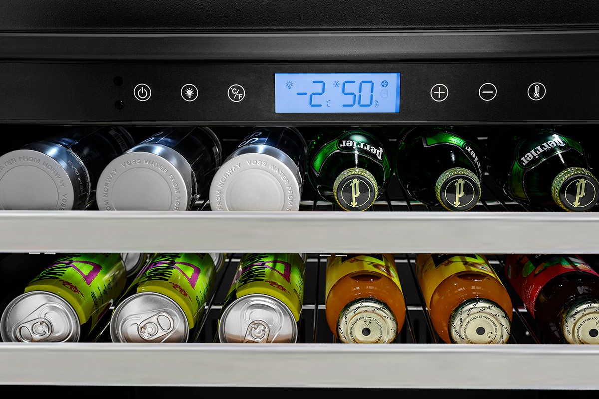 Frigobar Tecno Professional Gourmet 136 Litros de Embutir Inox 220V ...