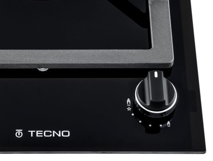 Cooktop Vitrocerâmico com 2 Queimadores a Gás 220V Dominó 30cm Tecno ...