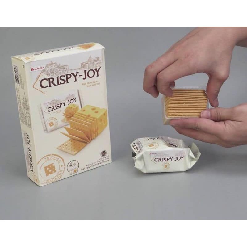 BISCOITO DE QUEIJO CRISPY JOY MAYORA - 180g - Miki Produtos Orientais