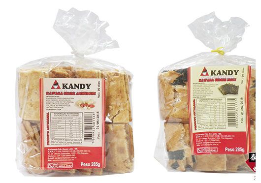 KAWARA SEMBE KANDY SABORES NORI E AMENDOIM - 285g - Miki Produtos Orientais