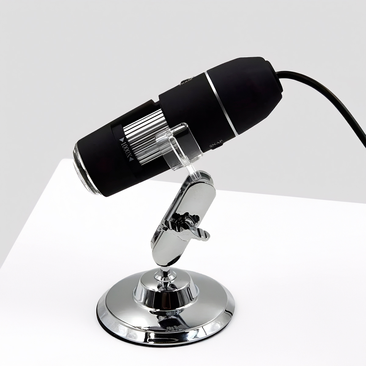 Microscópio Com Zoom Ótico Digital Luz LED Portátil - Catálogo GrupoShopMix