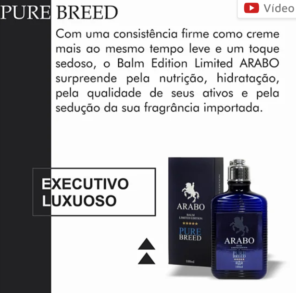 Balm para barba PREMIUM - Hidratante e Modelador - ARABO "Pure Breed" Limited Edition 110g ...