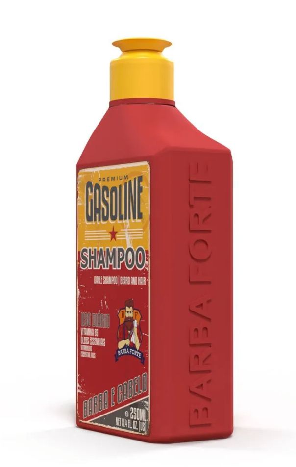 Shampoo Uso Diário Gasoline Barba Forte 250ml - Barba Nobre