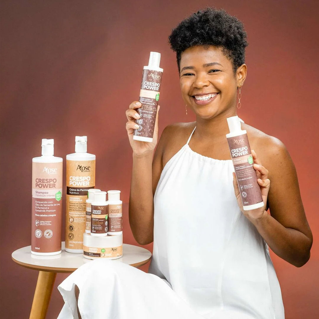 Apse Crespo Power Kit Completo - Niale Cosméticos e Acessórios Anti Frizz