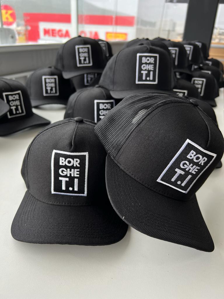 Boné Personalizado Estampa Bordado Simples Frontal - 50 UNIDADES - Home ...