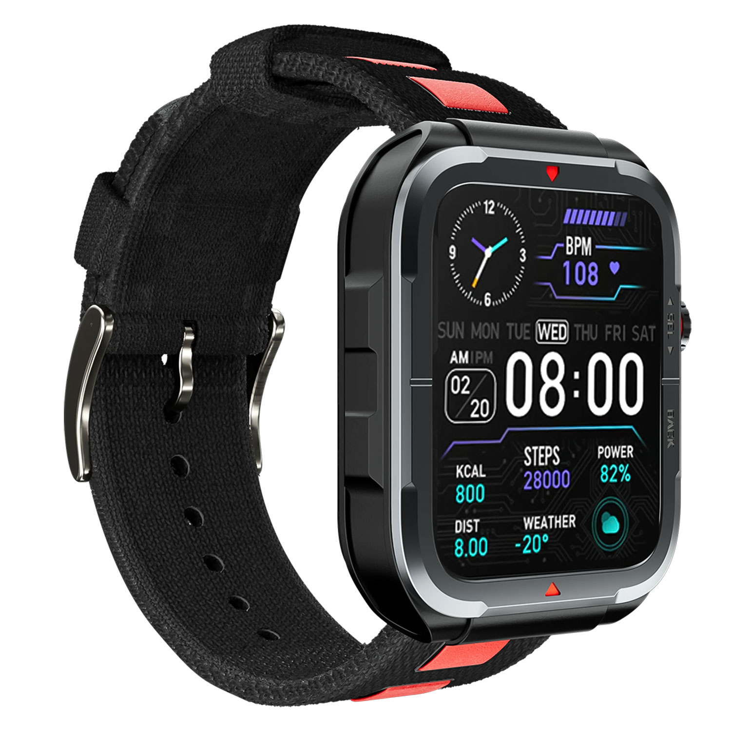 Smartwatch Udfine Watch GT Alexa - Preto - Portal Informática - Sua ...