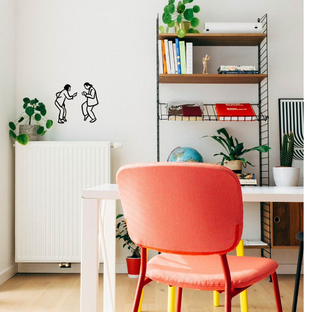 Decorativo de parede Pulp fiction - Studio Seu Moa - Loja de Decoração